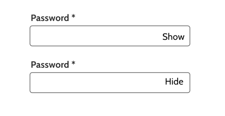 Password Accessibility - With Code Example - Advancedbytez